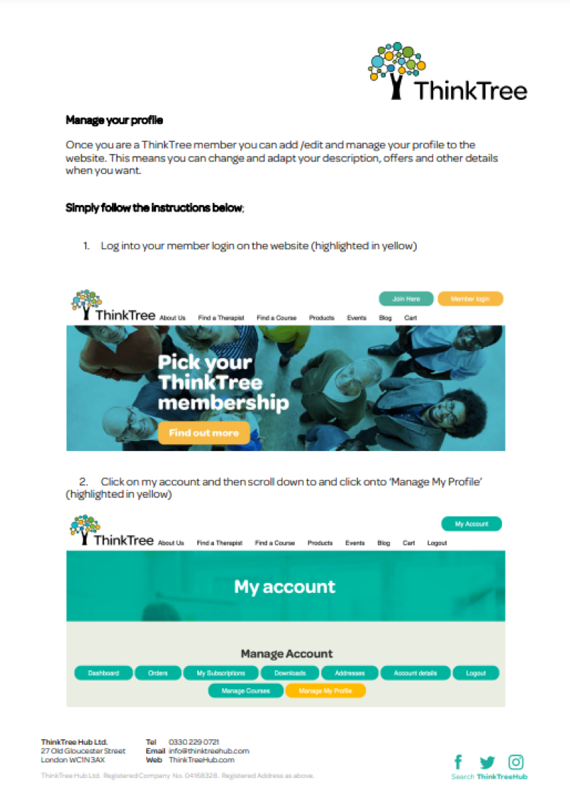 Member Profile - Think Tree Hub : Think Tree Hub