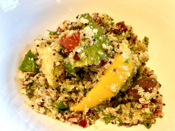 Recipe - Warm amaranth, quinoa and roast veggie salad - Think Tree Hub ...